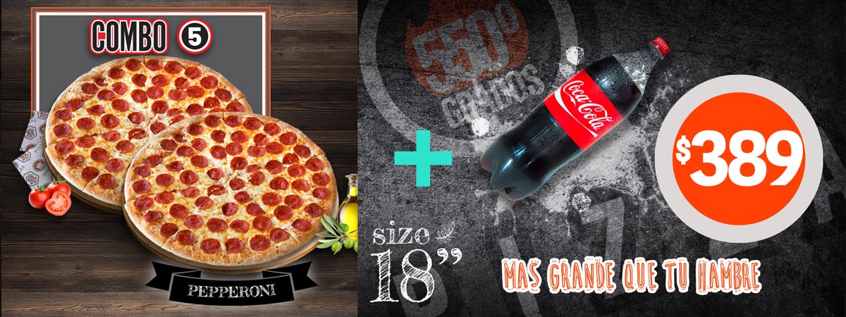 Combos - 550 Grados Pizza