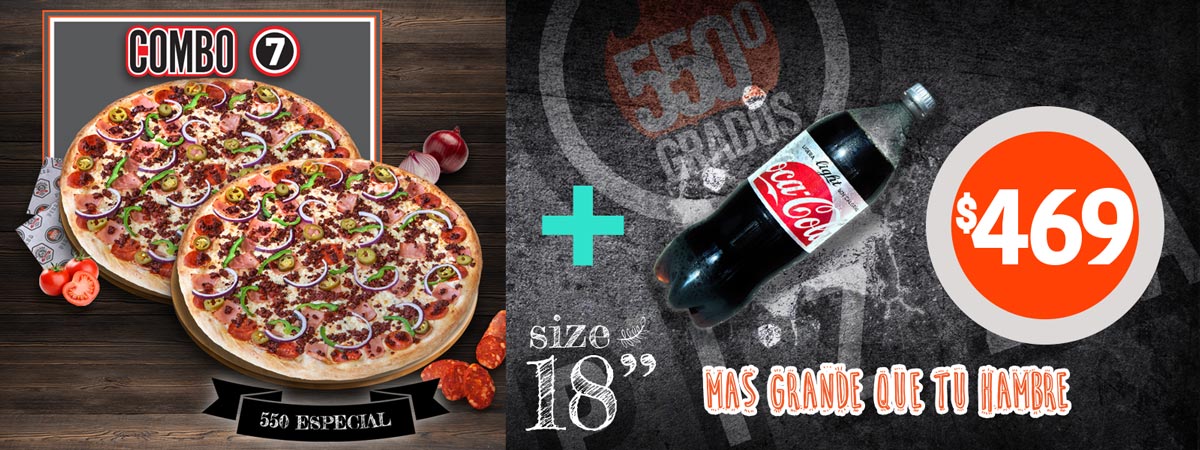 Combos - 550 Grados Pizza